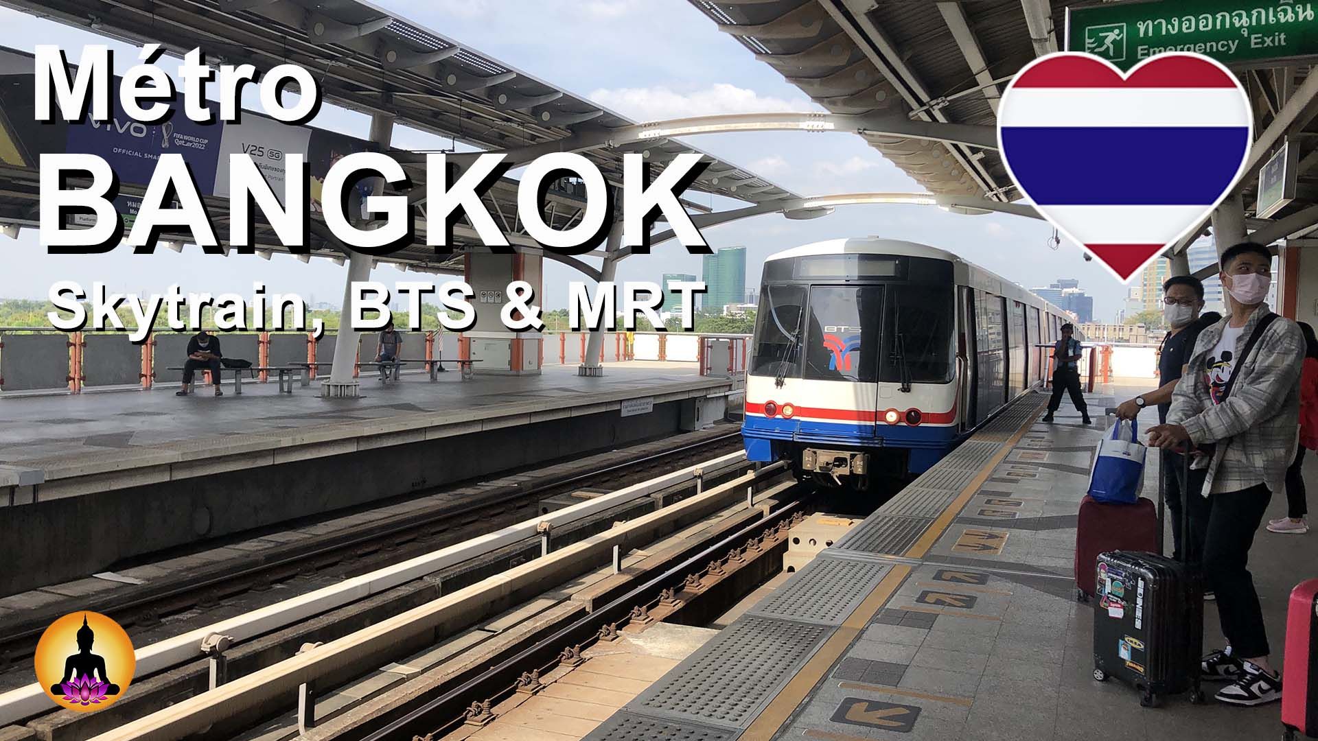 Métro de Bangkok | Skytrain BTS & MRT) : plan, carte